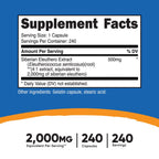500 mg Siberian ginseng supplement benefits