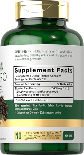 500 mg Siberian ginseng supplement