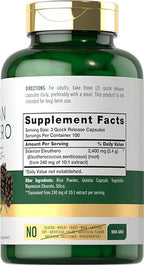500 mg Siberian ginseng supplement