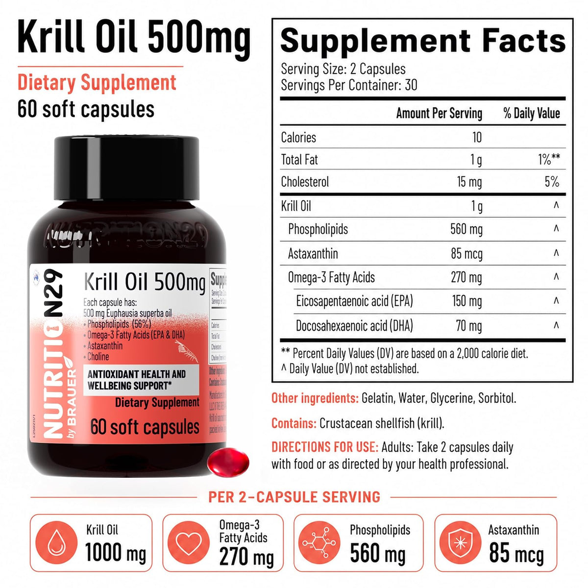 500 mg softgels for heart health