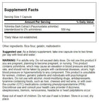 500 mg Swanson Yohimbe herbal supplement