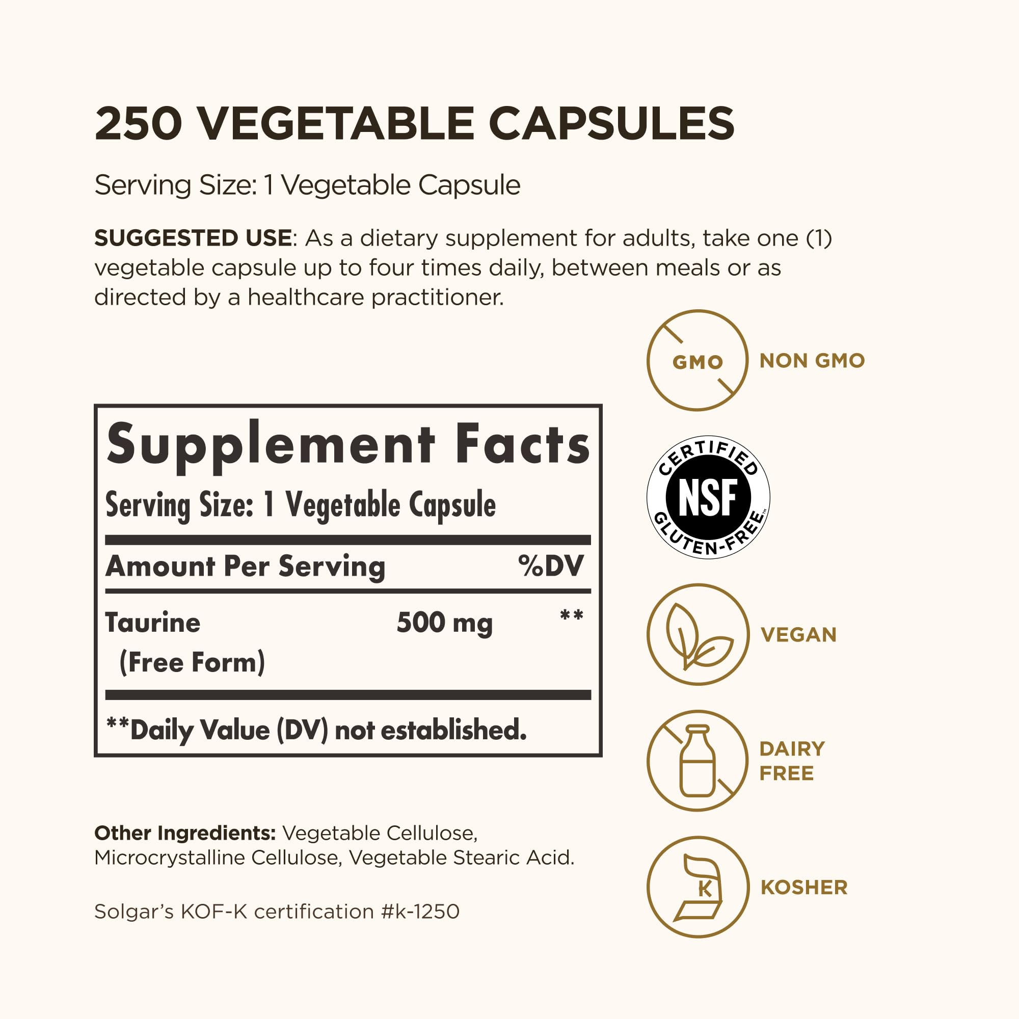 500 mg taurine for energy boost