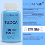 500 mg TUDCA for liver support