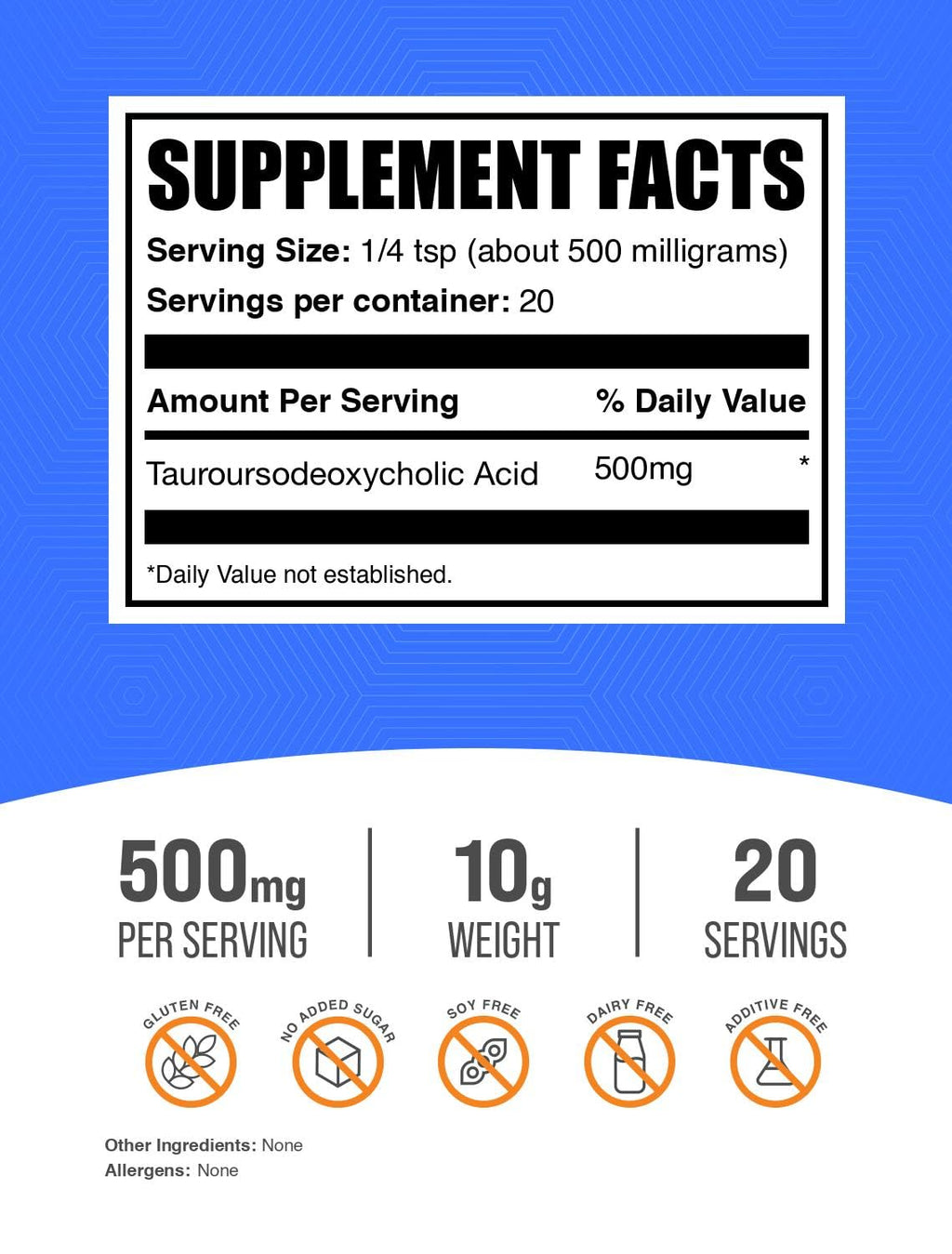 500 mg TUDCA multivitamin for men