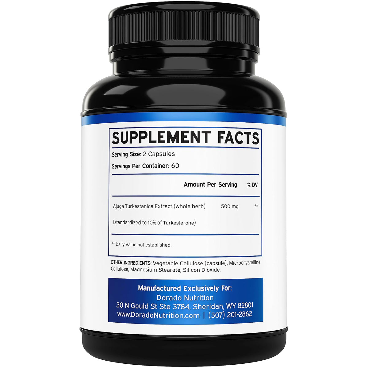 500 mg Turkesterone capsules for athletes