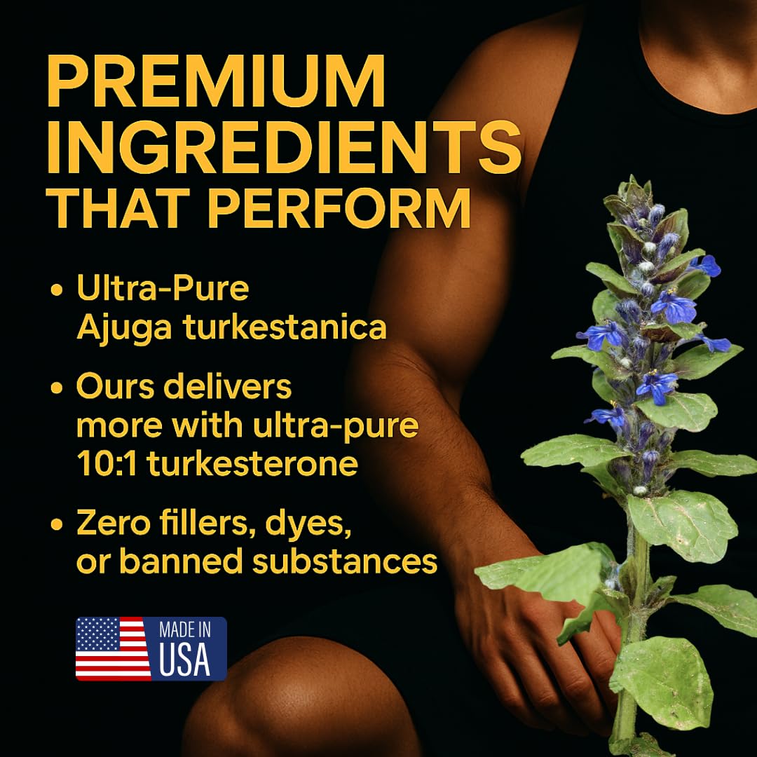 500 mg Turkesterone for optimal health