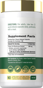 500 mg turkey tail supplement