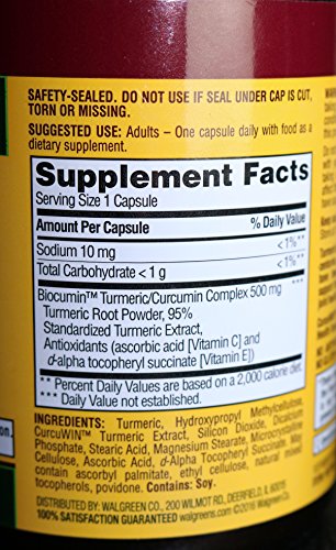 500 mg turmeric caplets for health