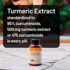 500 mg turmeric curcumin capsules