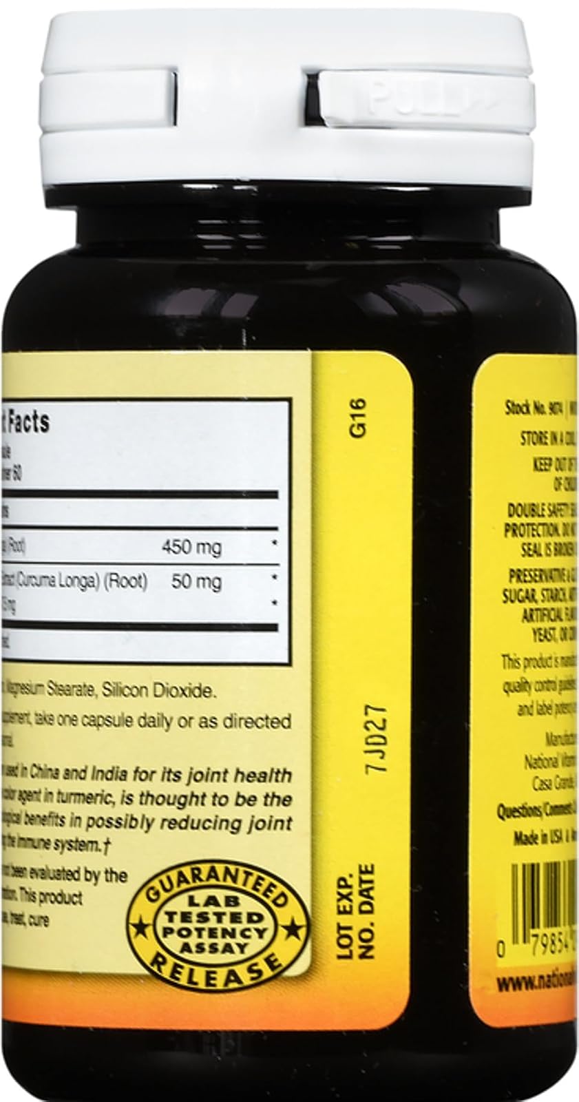 500 mg turmeric curcumin for daily health