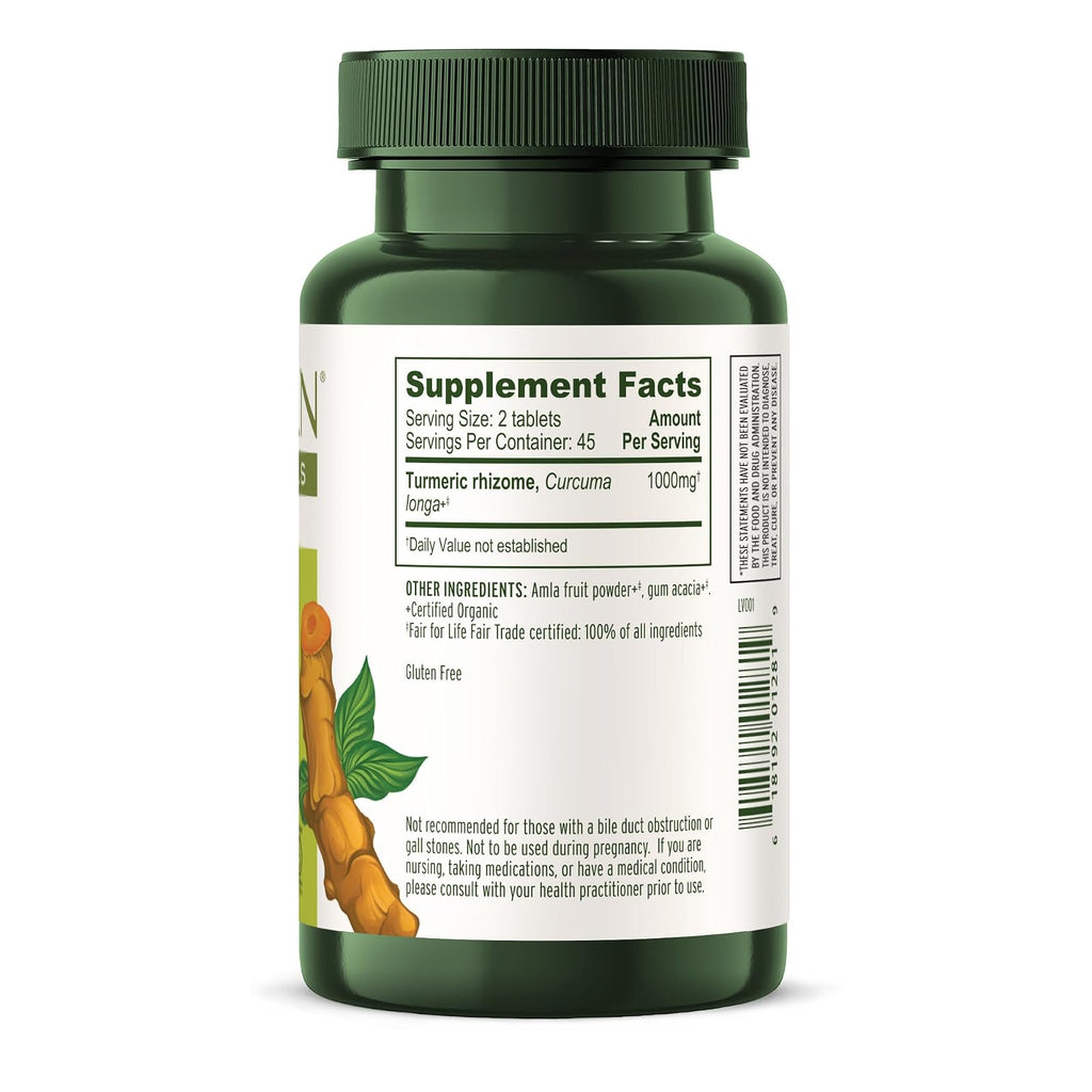 500 mg turmeric curcumin supplement