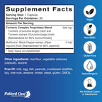 500 mg turmeric curcumin supplement