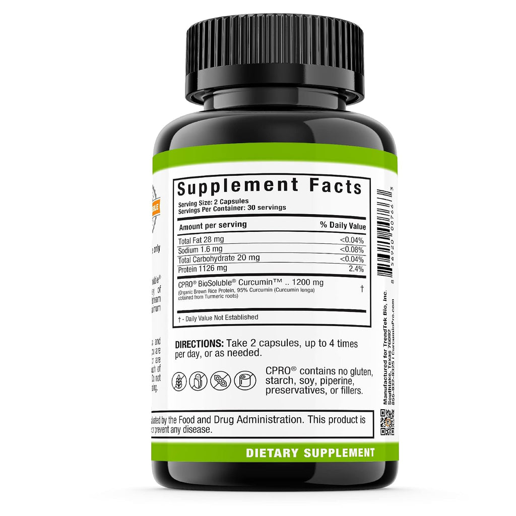 500 mg turmeric curcumin supplement