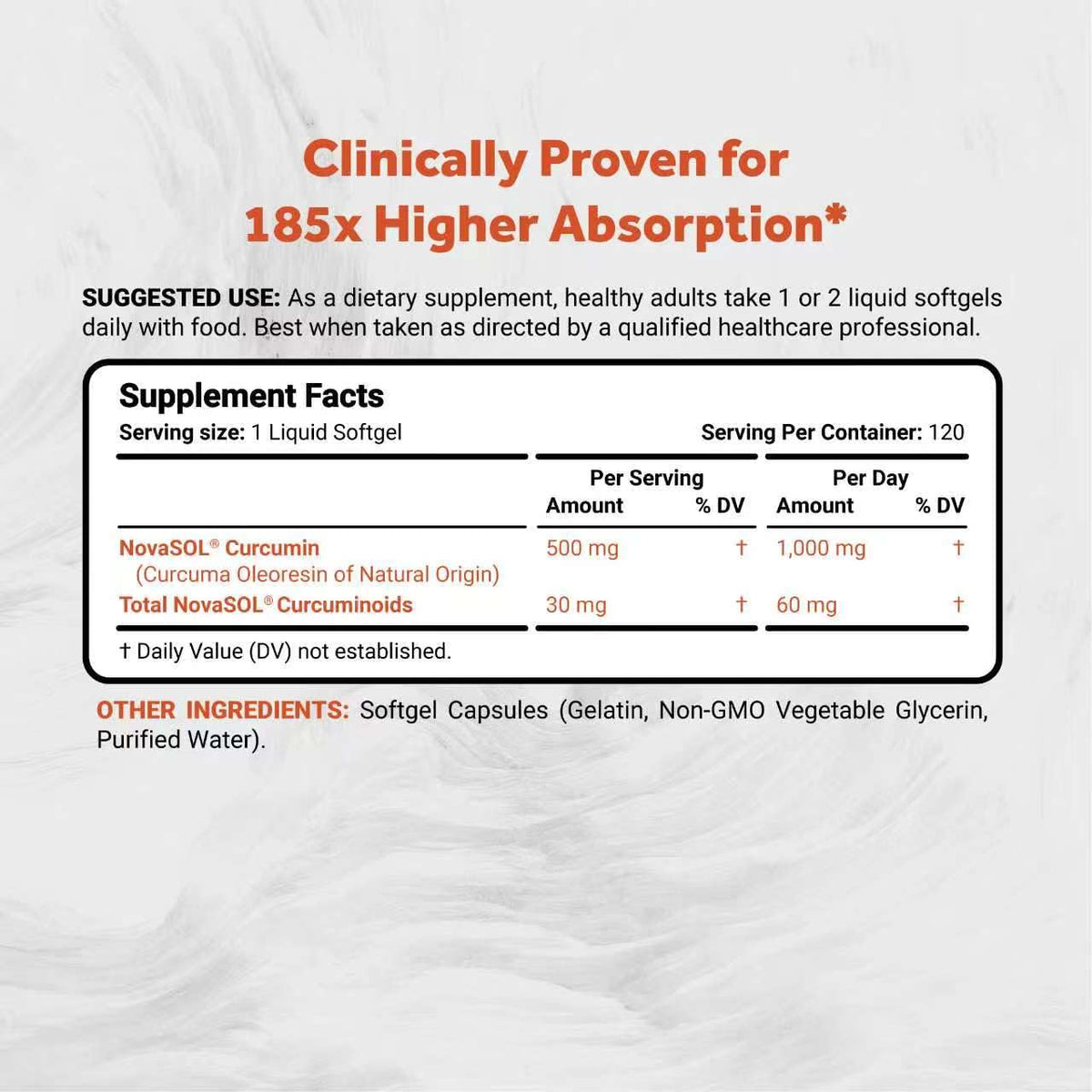 500 mg turmeric supplement for wellness
