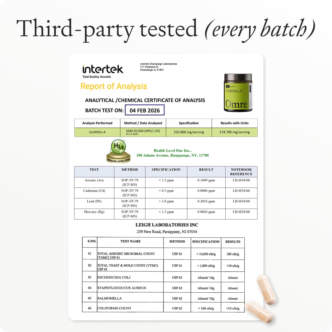 500 mg Urolithin A supplement