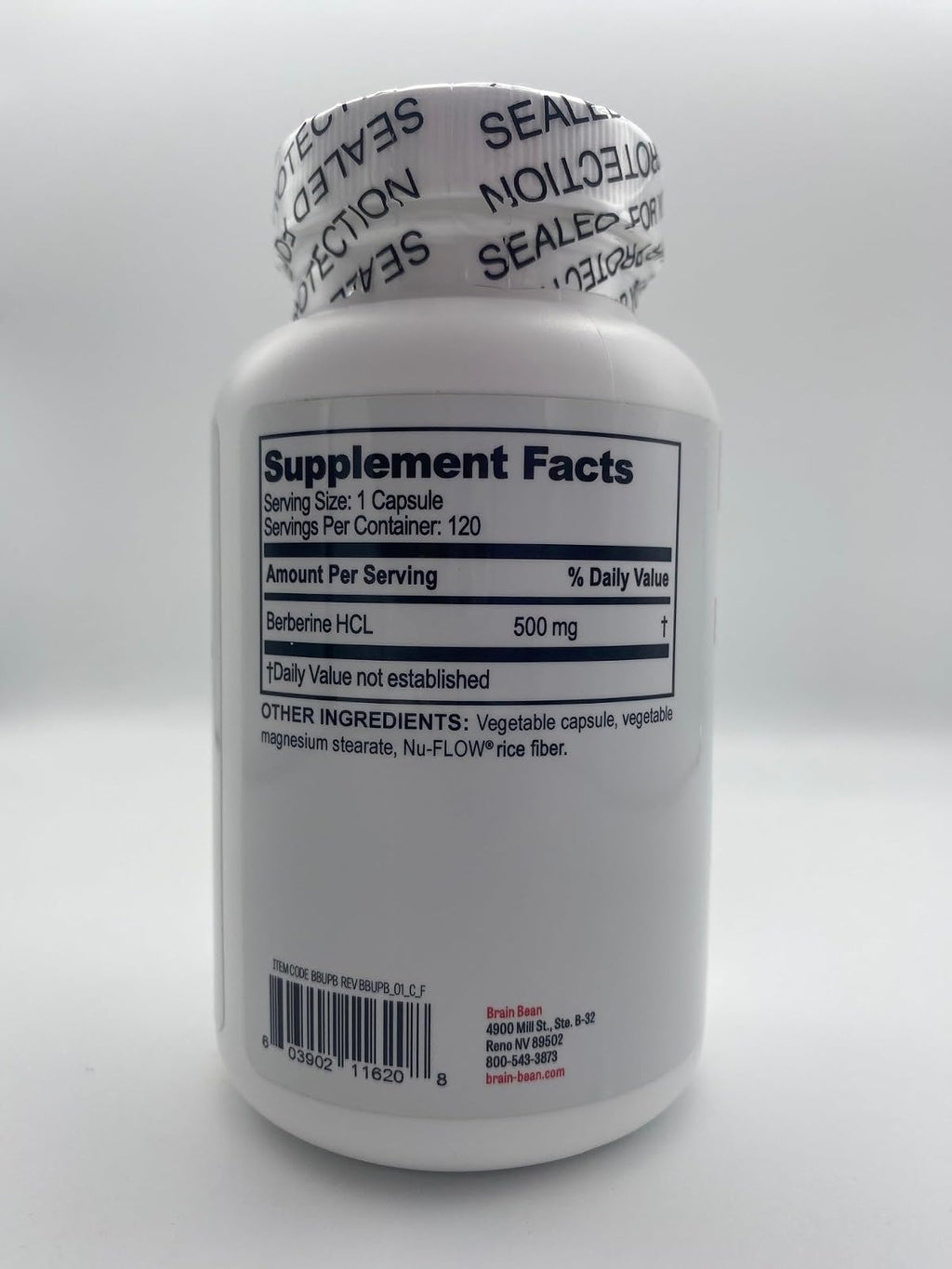 500 mg vegan berberine supplement