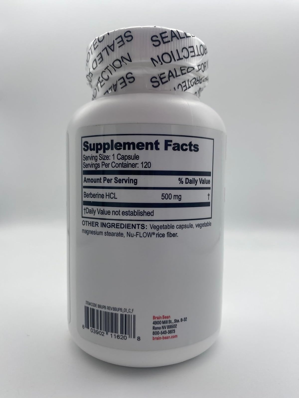 500 mg vegan berberine supplement