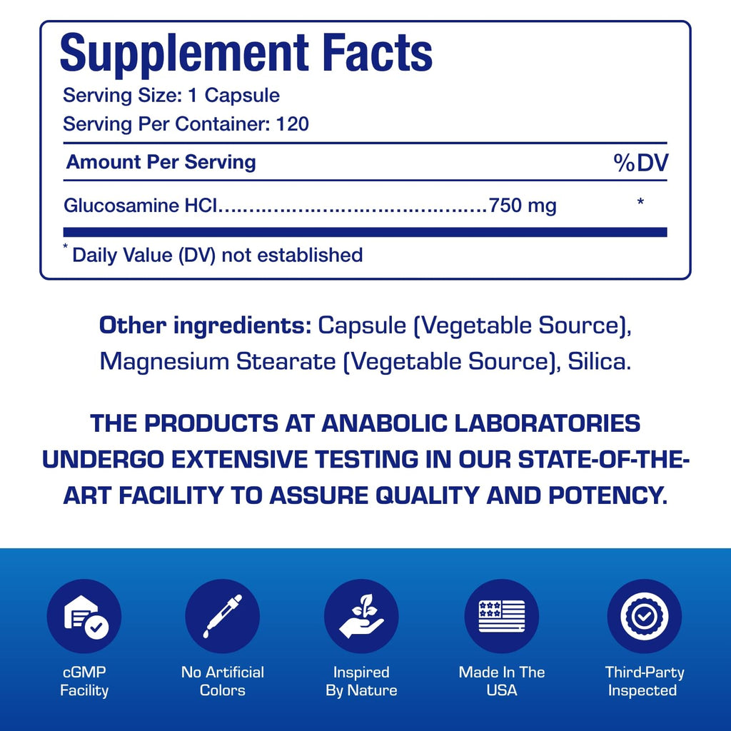 500 mg vegan glucosamine supplement