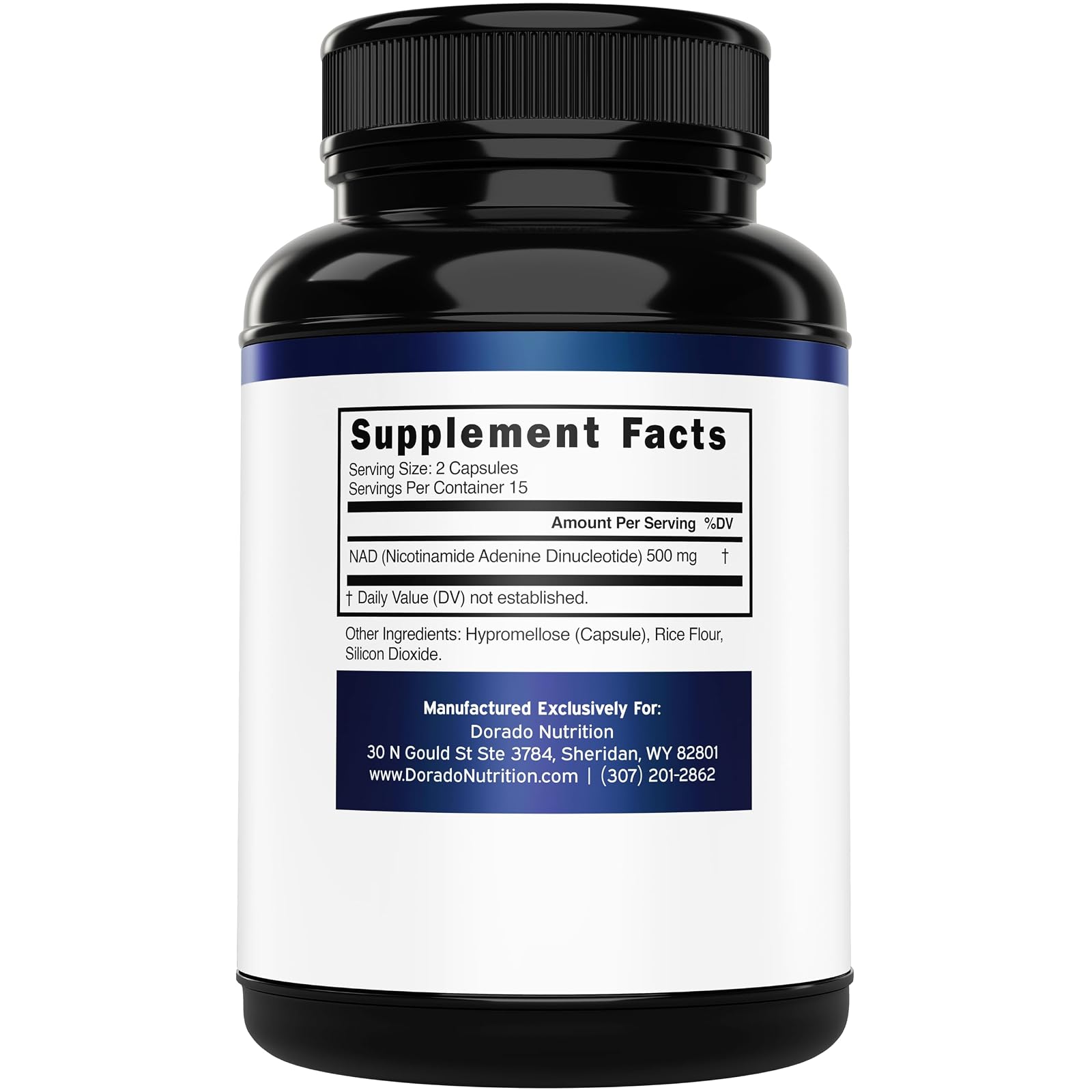 500 mg vegan NAD capsules