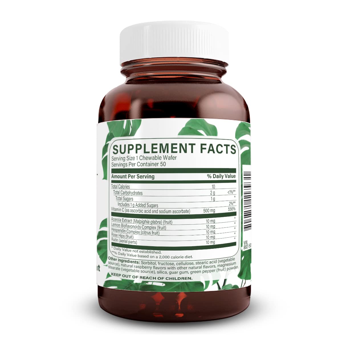 500 mg vegan vitamin C supplement