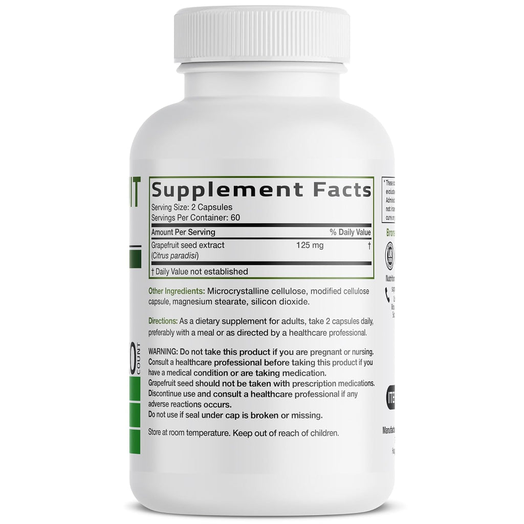 500 mg vegetarian grapefruit extract