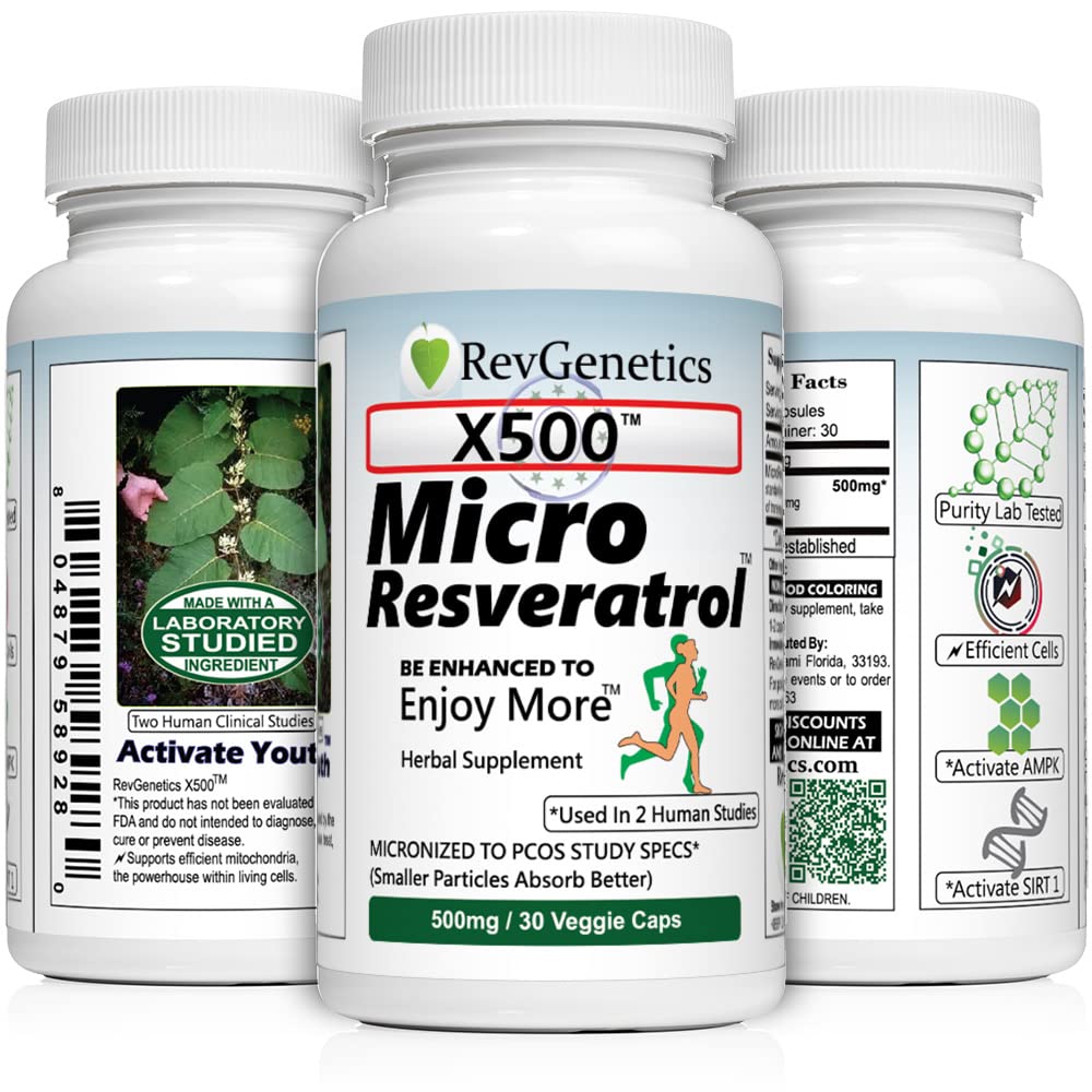 500 mg vegetarian resveratrol supplement