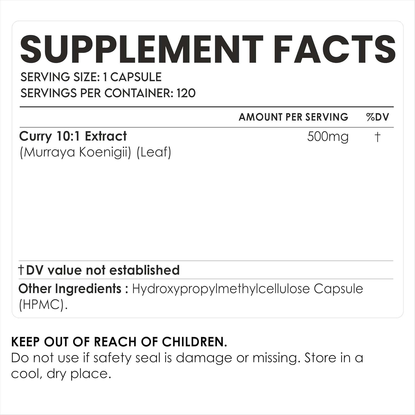 500 mg vitamin A supplement
