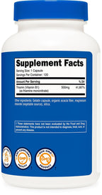 500 mg Vitamin B1 for daily wellness
