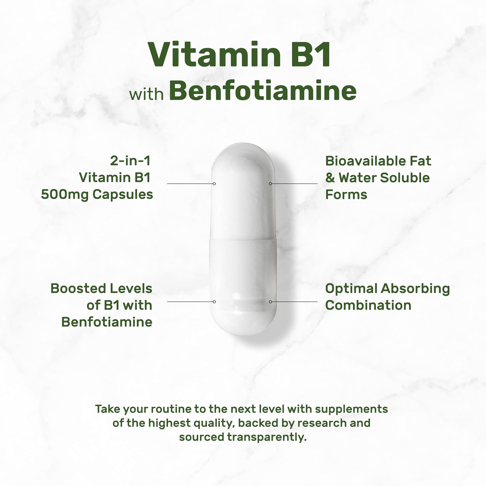 500 mg vitamin B1 for energy