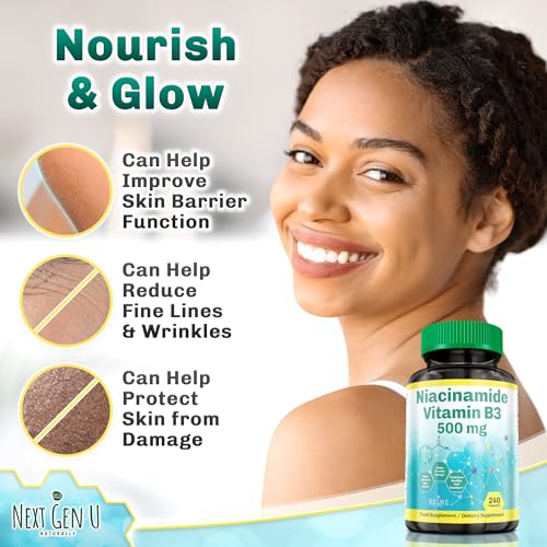 500 mg Vitamin B3 for energy