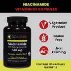 500 mg Vitamin B3 for skin health