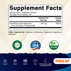 500 mg Vitamin B5 supplement