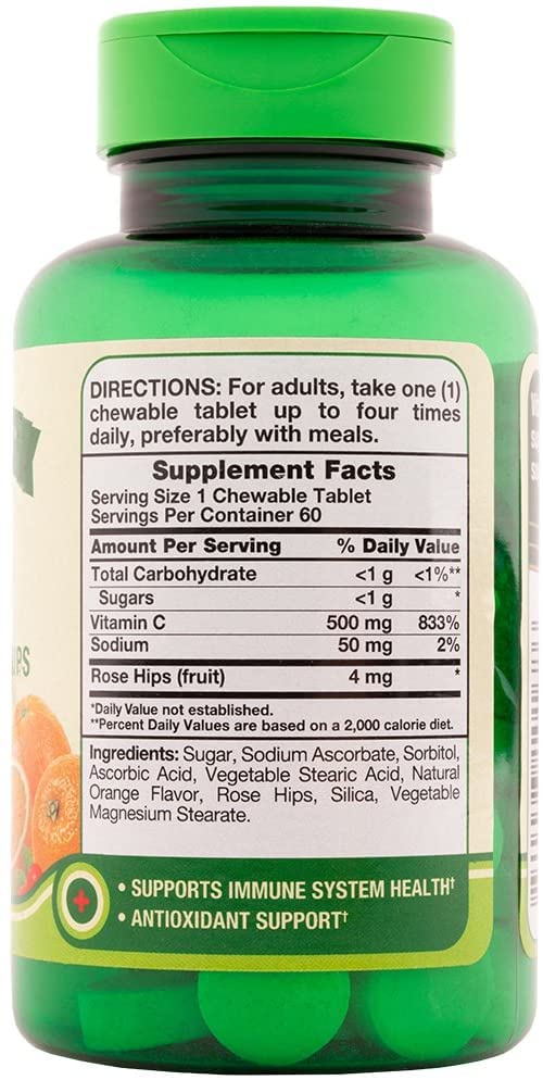 500 mg vitamin C for immune support