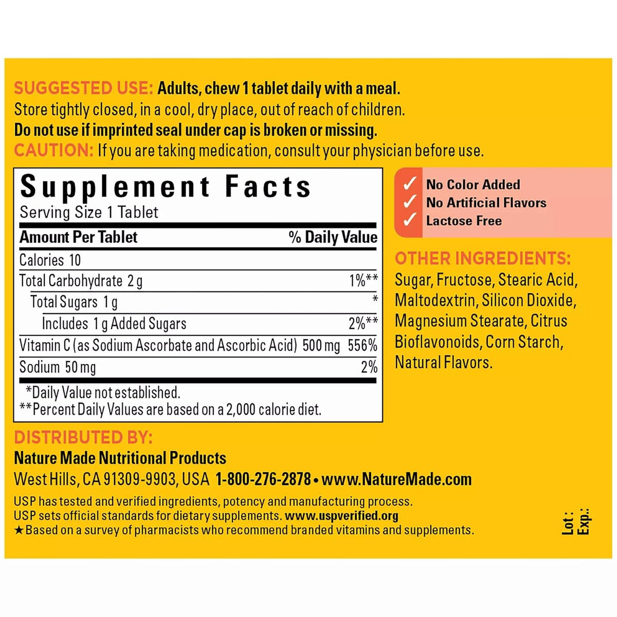 500 mg vitamin C for immune support