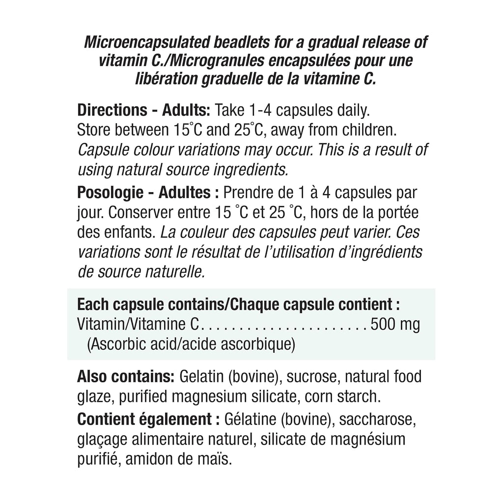 500 mg vitamin C for immune support