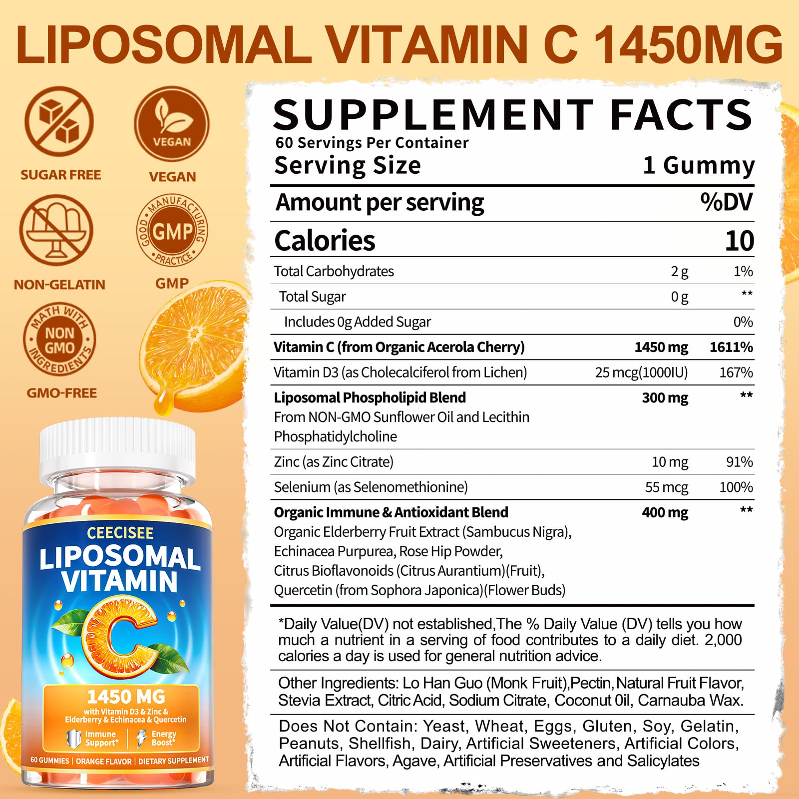 500 mg Vitamin C for immune support