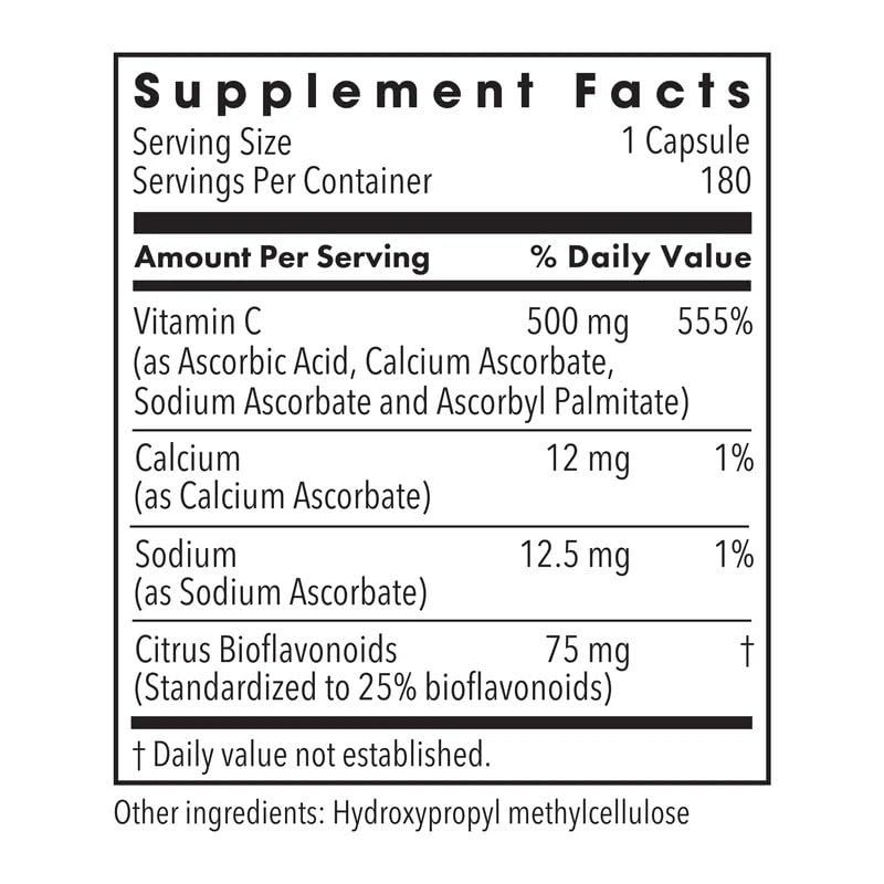 500 mg Vitamin C for immunity
