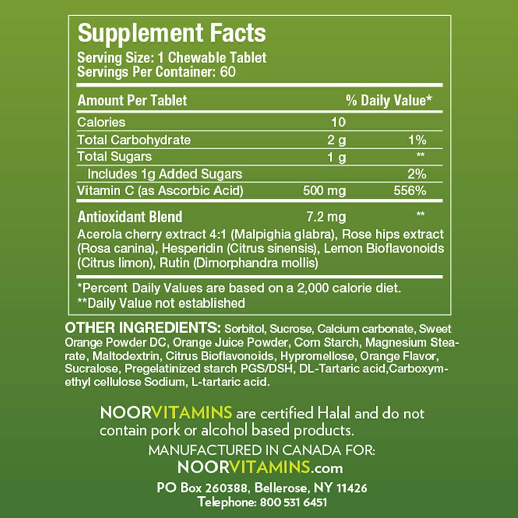 500 mg vitamin C for immunity