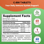 500 mg Vitamin C for immunity
