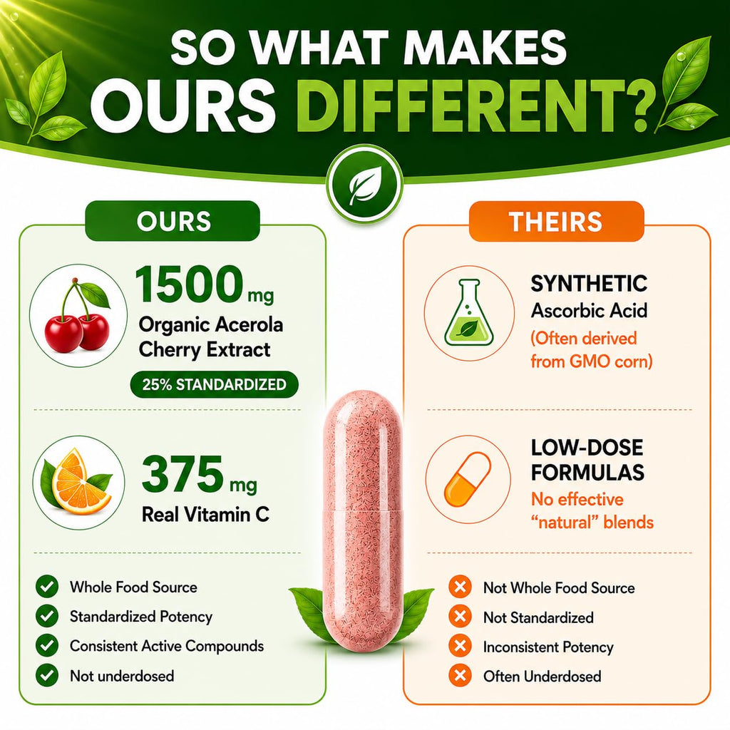 500 mg vitamin c from acerola
