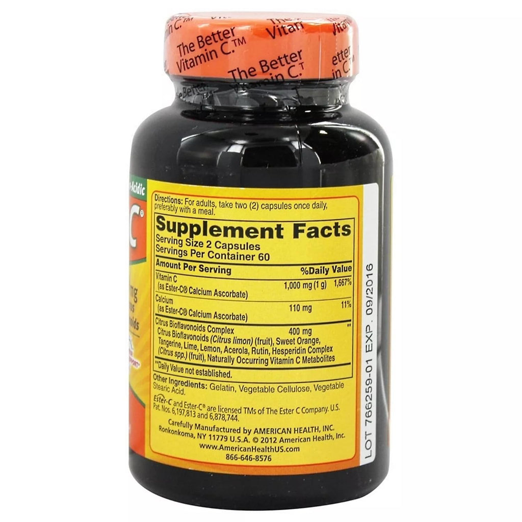 500 mg vitamin C supplement tablets