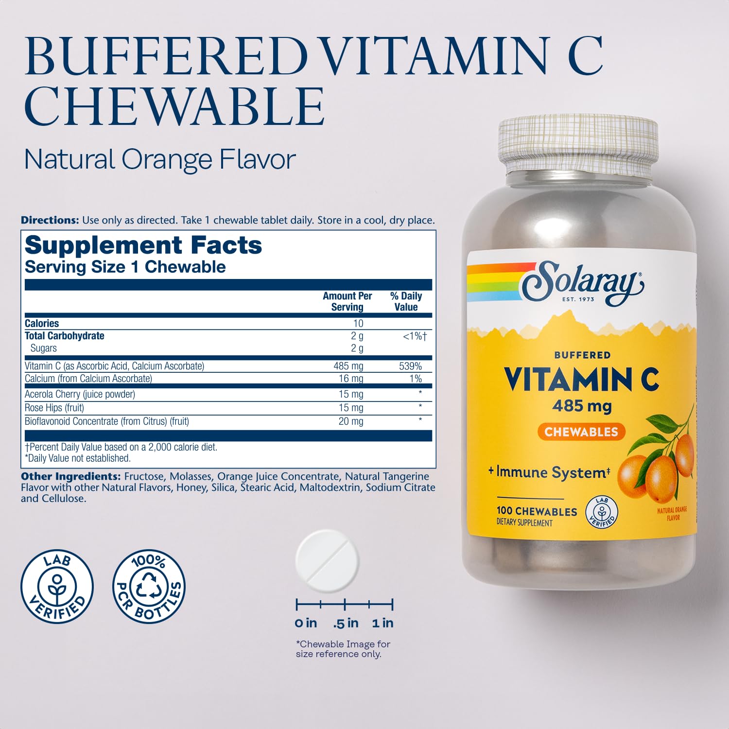 500 mg vitamin c supplement
