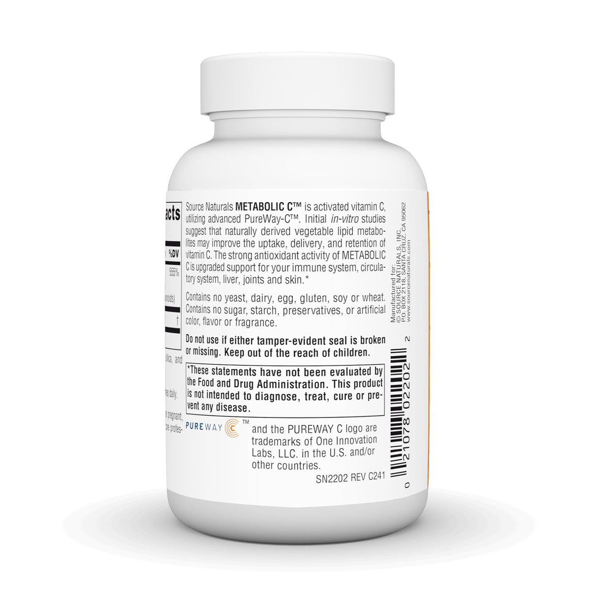 500 mg Vitamin C supplement