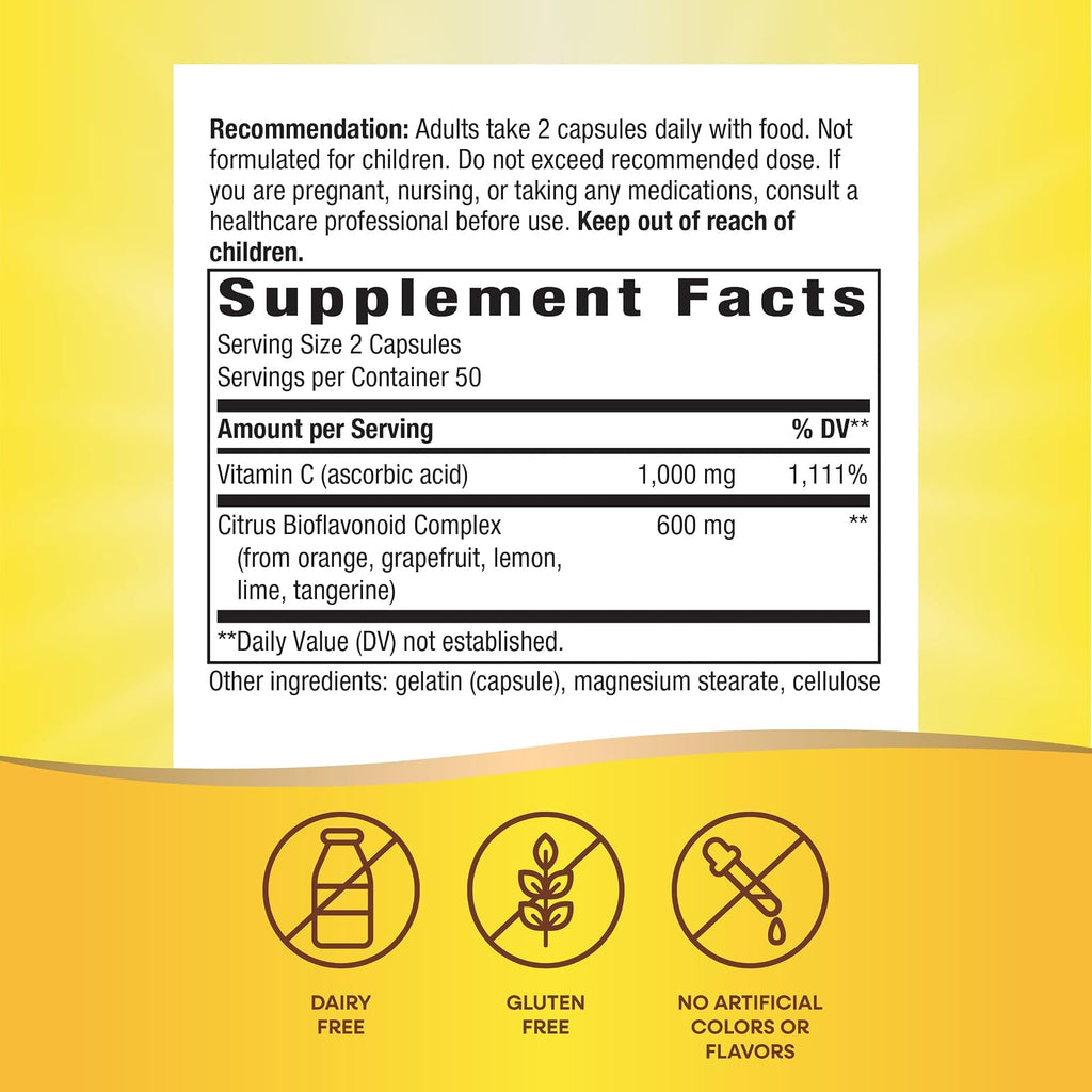 500 mg Vitamin C supplement