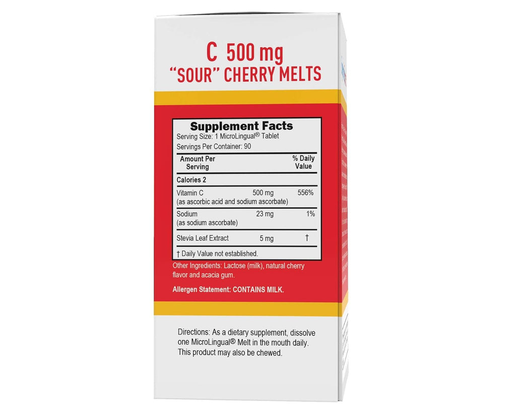 500 mg vitamin c supplement