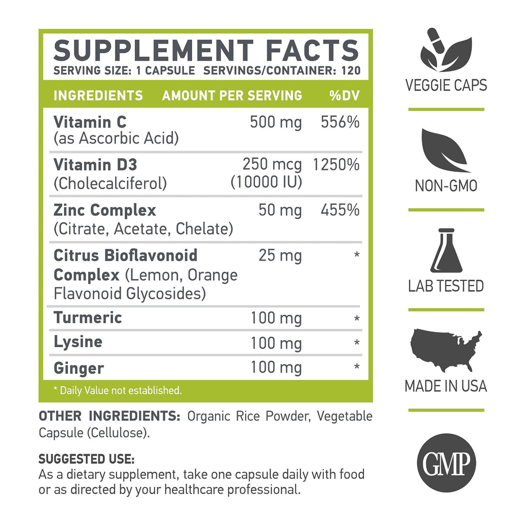 500 mg vitamin C veggie capsules