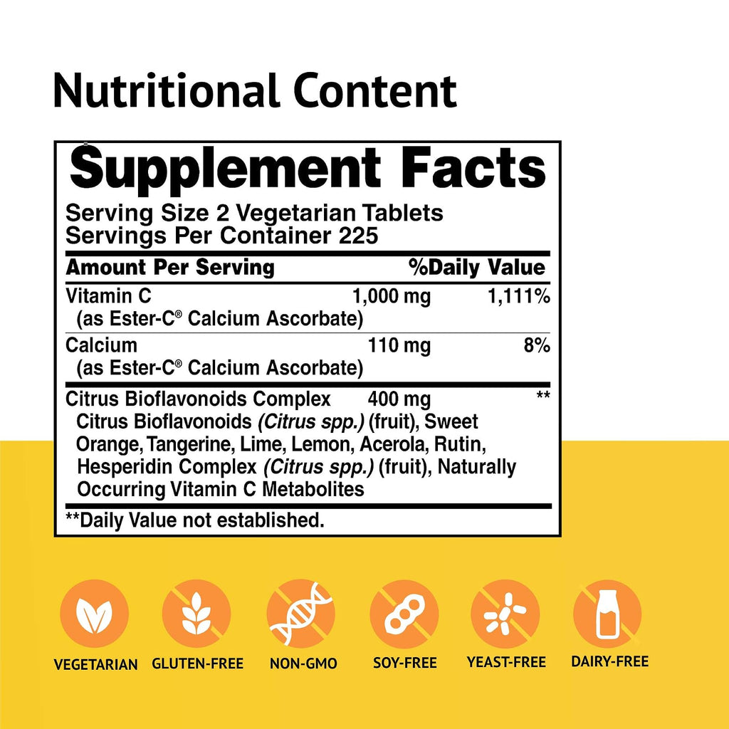 500 mg vitamin C with bioflavonoids
