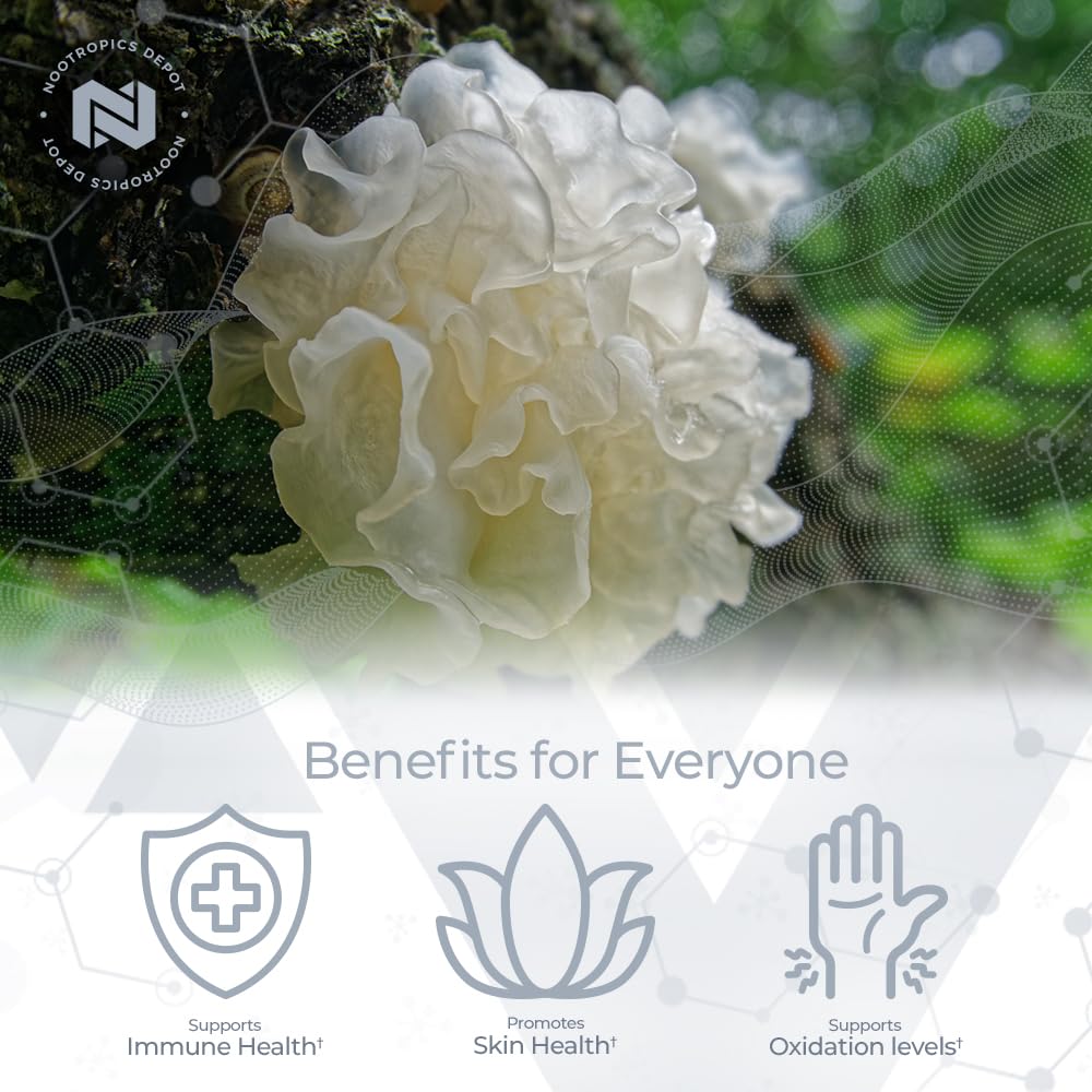 500 mg White Jelly Mushroom capsules
