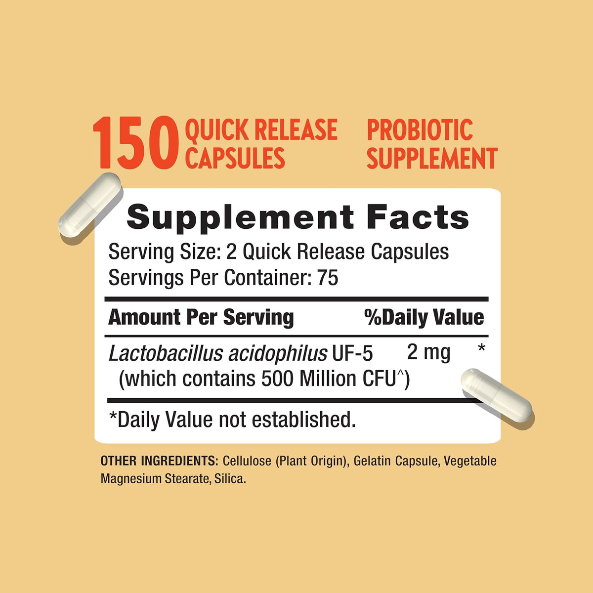 500 million CFU probiotic benefits