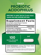 500 million CFU probiotics capsules